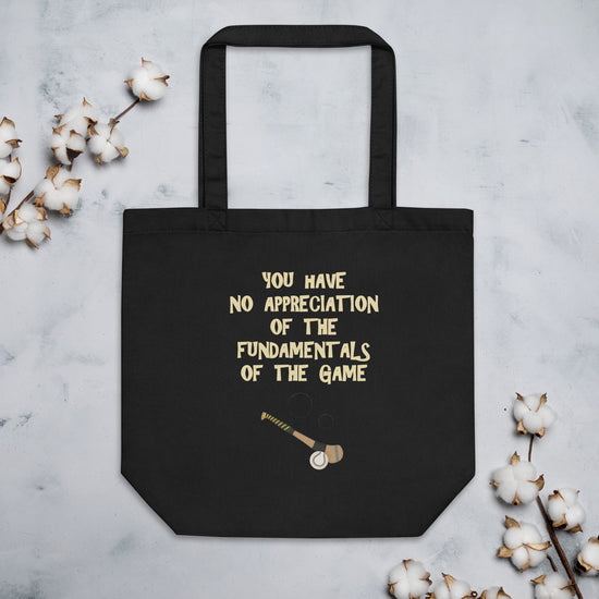 Deccie's Fundamentals of the Game Eco Tote Bag (Black) – Caimh McDonnell